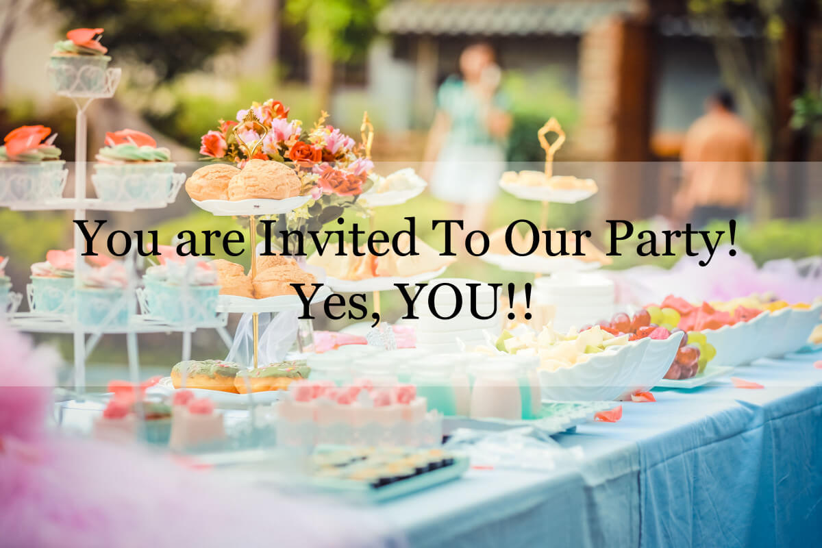 You are Invited To Our Party! Yes, YOU!! - Heart of the Matter ...
